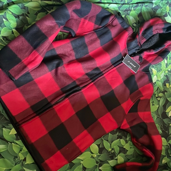 Jackets & Coats | Checkers Jacket Red And Black | Poshmark